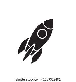 Rocket Ship Silhouette