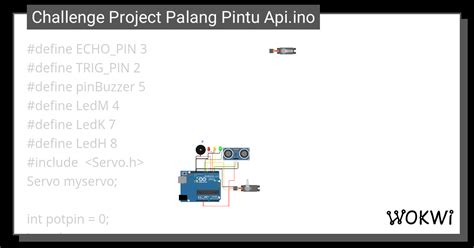 challenge project palang pintu o wokwi esp32 stm32 arduino