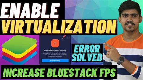 Virtualization Enabled In Windows 10 How To Enable Virtualization Fix Bluestacks