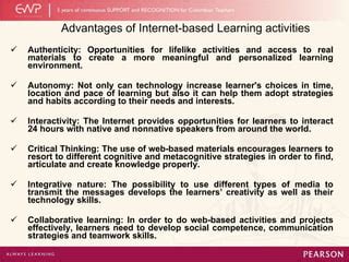 Meaningful Learning Through Internet Based Project Work Workshop PPT