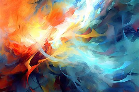 Whirlwind Of Abstract Lines And Curves On A Vibrant Background Creating A Sense Of Movement