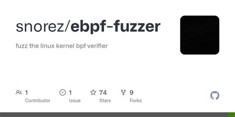 Ebpf Fuzzer Fuzz The Linux Kernel Bpf Verifier Rfuzzing