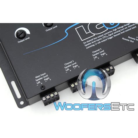 AudioControl LC6i Black Six Channel Line Output Converter With Summing