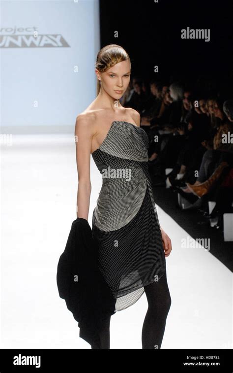 Project Runway Model Wearing Finalist Rami Kashous Design Finale Part Ii Season 4 Ep