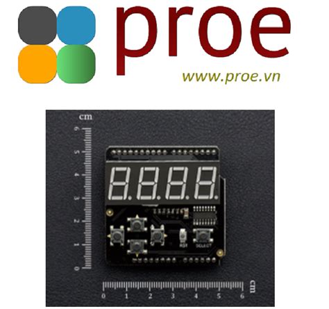 7 Segment Led Keypad Shield For Arduino Điện Tử Proe