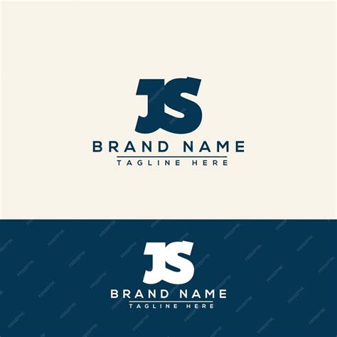 Premium Vector Js Logo Design Template Vector Graphic Branding Element