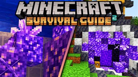 Farming An Amethyst Geode Minecraft Survival Guide 1 18 Tutorial Lets Play [s2 E53] Youtube