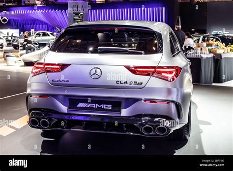 Brussels Belgium Jan 2020 Mercedes Amg Cla 45 Shooting Brake 4matic