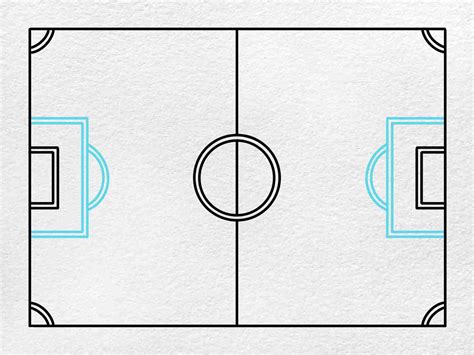 Draw A Soccer Field Helloartsy