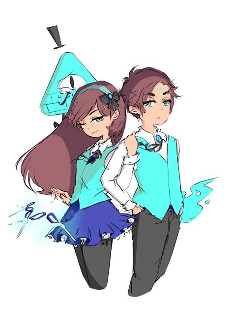 Gravity Falls Reverse Falls Revmabel And Revdipper Anime Gravity