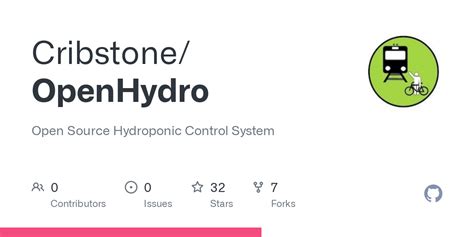 GitHub Cribstone OpenHydro Open Source Hydroponic Control System