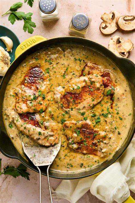 Easy Cream Of Mushroom Pork Chops Recipe Healthy Little Peach