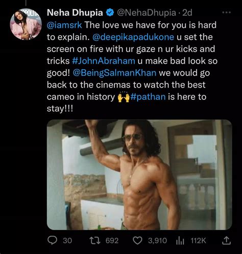 Neha Dhupia Recalls Her Old Statement Either Sex Sells Or Shah Rukh Khan Asserts It Still