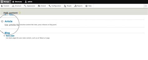 Create Drupal Articles And Pages Siteground Tutorials