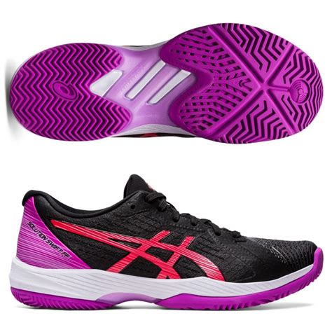 Asics Solution Swift Ff Padel Black Pink Wider Spike Zona De Padel