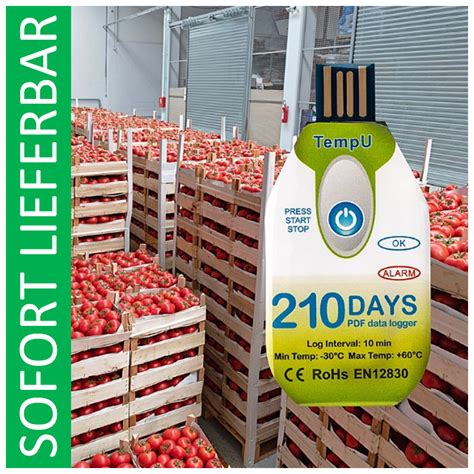 Tempu S3 Single Use Data Logger For Temperature 20 Pieces