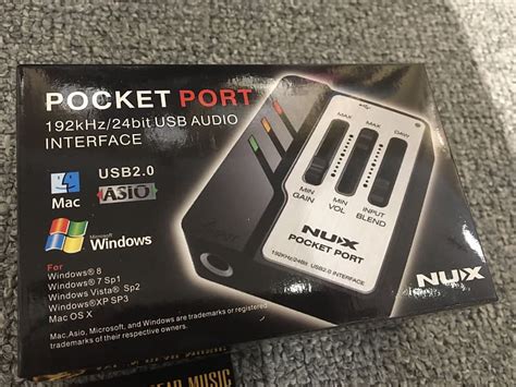 NuX Pocket Port USB Audio Interface Reverb