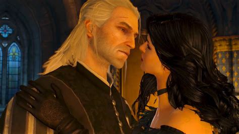 Yennefer Kisses Geralt You Slept With Triss Meh Big Deal Witcher 3 Youtube