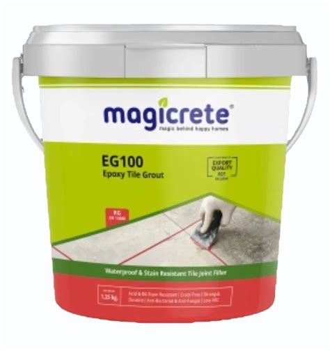 Magicrete Eg100 Grey Epoxy Tile Grout 125 Kg 3 Part At ₹ 1300kg In