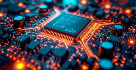 Premium Photo Microcircuits Modern Neo Technologies Development Of Science Ai Generated Image