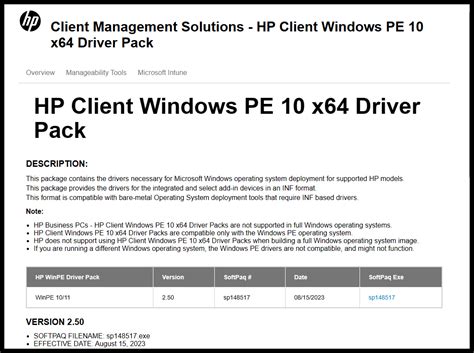 Configmgr Adding Hp Windows Pe Drivers To Your Boot Image Michael The Admin