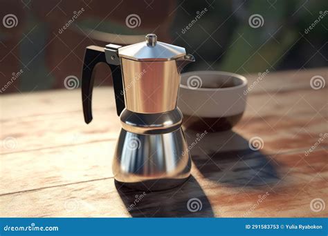 Coffee Percolator Pot Hot Cup Generate Ai Royalty Free Stock