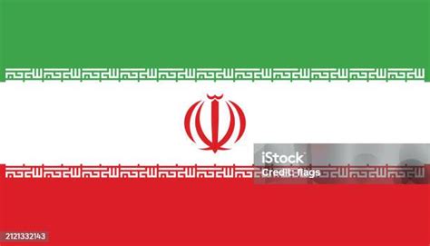 이란 국기 플래그 아이콘입니다 표준 색상 표준 크기 직사각형 플래그입니다 컴퓨터 일러스트레이션 디지털 일러스트레이션 벡터 일러스트 레이 션입니다 인물 사진에 대한 스톡 벡터