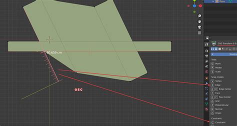 Snap Vertices To A Reference Edge While Preserving An Angle Modeling Blender Artists Community