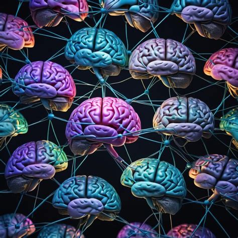 Premium Photo A Network Of Interconnected Brains Symbolizing Collaborative Thinking