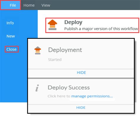 8 Deploy The Leave Request Workflow
