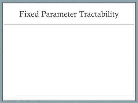 Treewidth Applications And Some Recent Developments Ppt Video