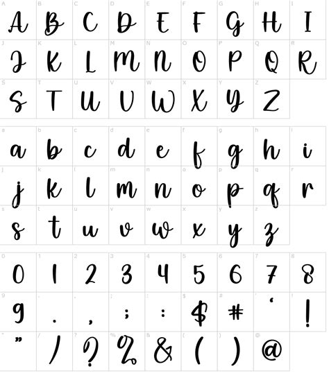 Lovely White Font Download