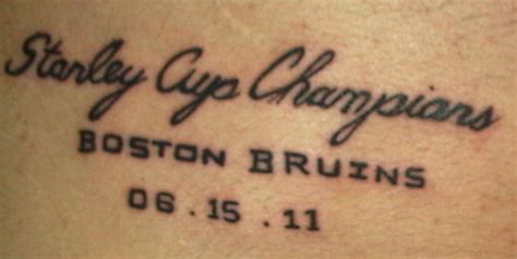 Tattoos Around The Nhl The Pink Puck