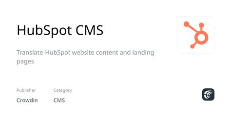 Translate And Localize Hubspot Cms Make Hubspot Cms Website Multilingual