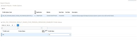 We Are Not Able To View Person Results Page In Redwood Even After Enabling The Profile Option
