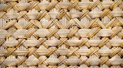 Cane Webbing Texture Premium Ai Generated Image