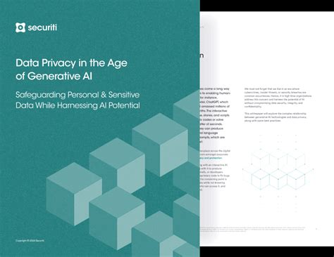 Data Privacy In The Age Of Generative AI Securiti