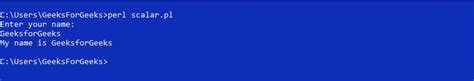 Perl Scalar Context Sensitivity Geeksforgeeks