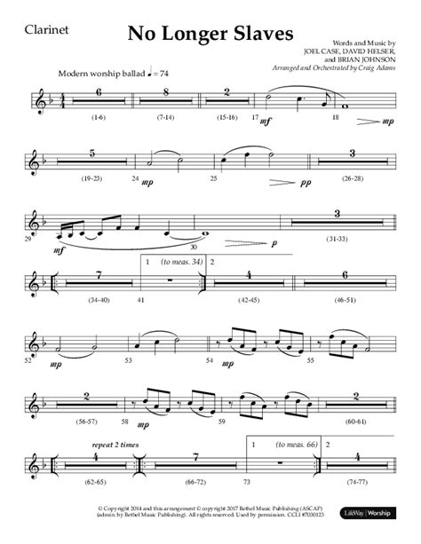 No Longer Slaves Choral Anthem Satb Lifeway Choral Arr Craig