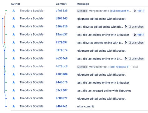 Solved How To Interpret Bitbucket Cloud Commits Graph