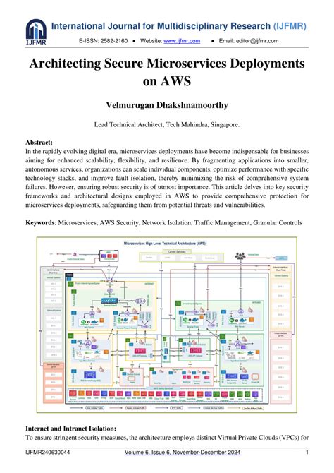 Pdf Architecting Secure Microservices Deployments On Aws