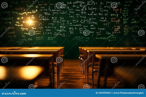 Blackboard Filled With Complex Equations And Diagrams Showcasing Mathematical Concepts And