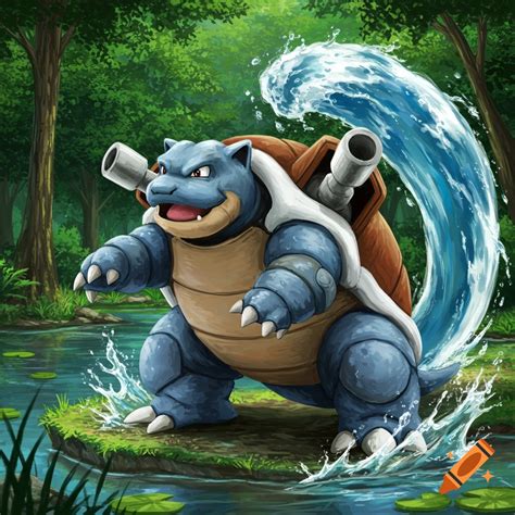 Realistic Blastoise On Craiyon