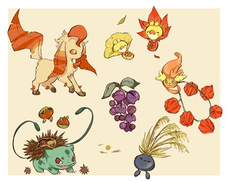 Torori Toro Oimo Kenpi Bulbasaur Cherubi Klefki Leafeon Oddish