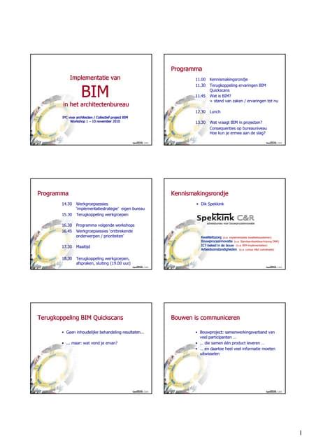 10 11 10 Sheets Eerste Workshop Ipc Bim Handout Pdf
