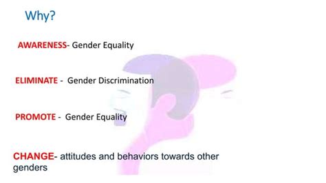 Gender Sensitization Pptpptx Gener Vs Sex Ppt