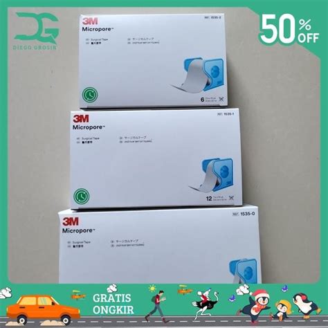 Jual Produk Pilihan Micropore 1 2 Inch 1 Inch 2 Inch Shopee Indonesia