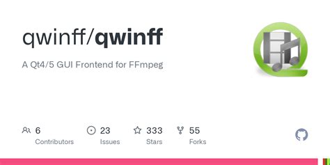 GitHub Qwinff Qwinff A Qt GUI Frontend For FFmpeg