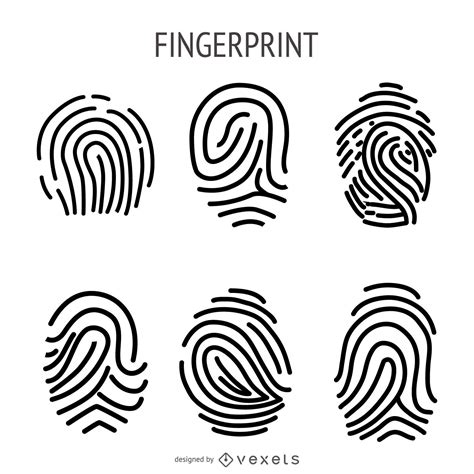 Fingerprint Vector Art