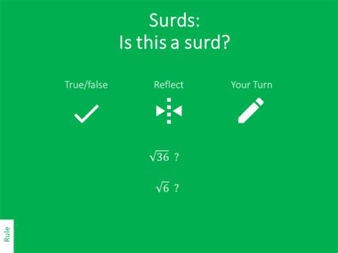 Surds Variation Theory